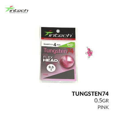 Вага 0,5 г (4 шт) пристосований Intech Tungsten 74 Gloss Pink UV для ...