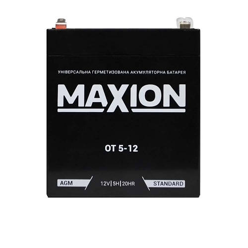 Акумулятор промисловий MAXION MXBP-OT5-12 (12V, 5А) (ID#2434082829 ...