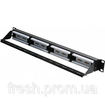 Патч-панель Hypernet 19" 24 порта UTP cat.6 с менеджментом кабеля PP-KUTP6-24-NM-CM fresh, цена ...