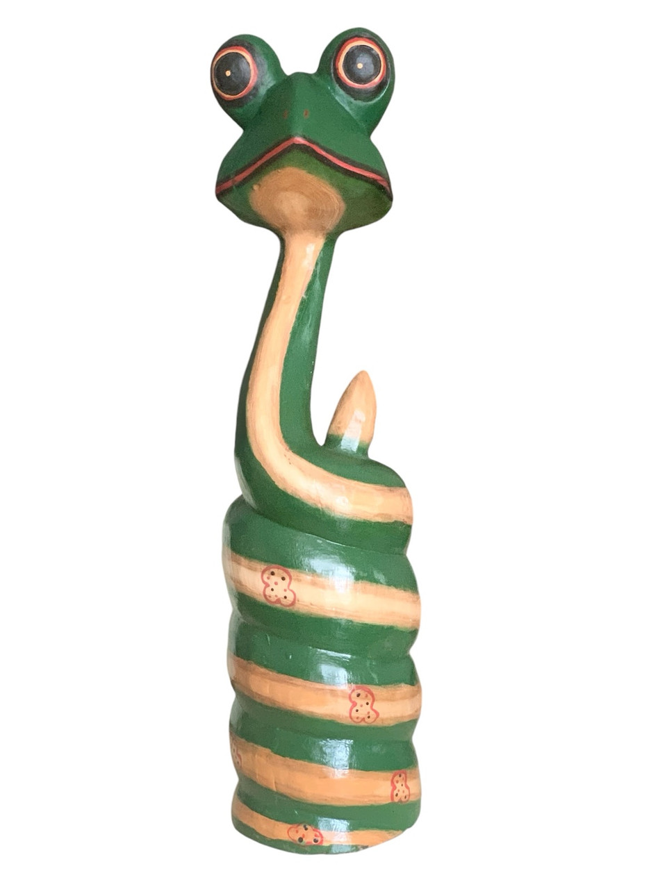 Статуетка Змія деревяна зелена висота 50см Id 2435253727 ціна 1150 ₴ купити на Prom Ua
