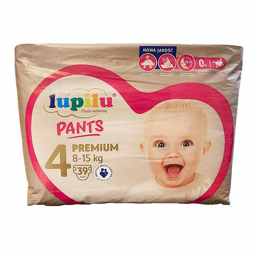 Підгузники - трусики Lupilu Premium Jumbo Bag 4 Maxi (8-15 кг), 39 шт (ID#2435306359), ціна: 385 ...