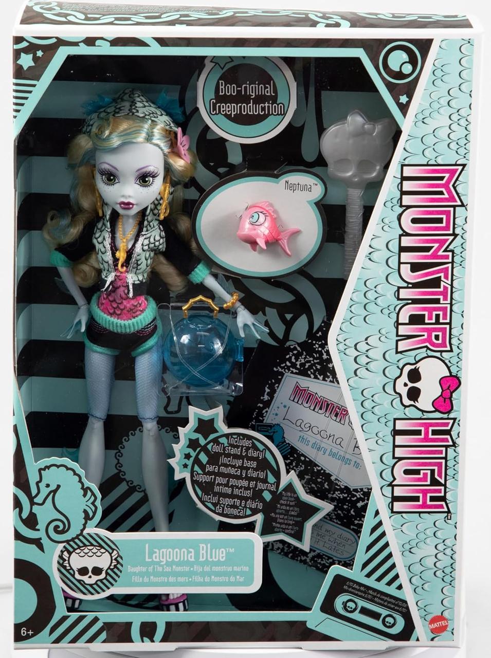 Кукла Монстер Хай Лагуна Блю Monster High Lagoona Blue Reproduction ...