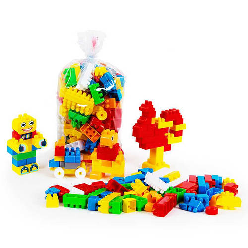 Конструктор Mini Blocks №3 Bamsic 144 детали для детей развивающий ...