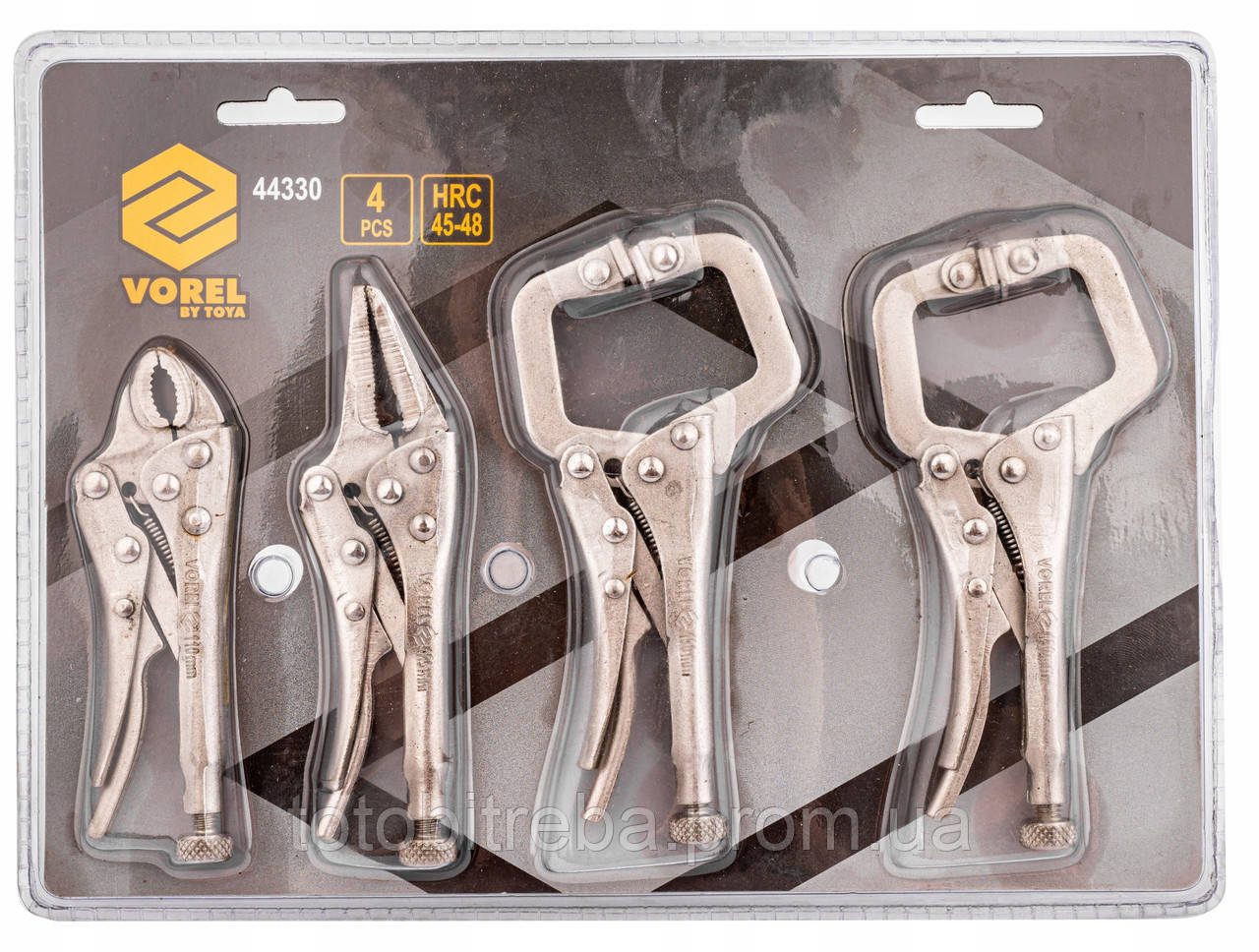 Набор клещи зажимные для сварочных работ 4 штуки VOREL-44330 (ID ...