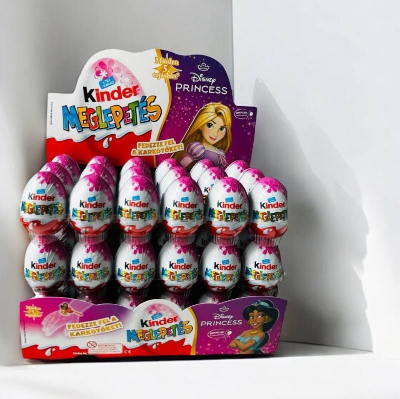 Kinder Surprise (кіндер сюрприз) Disney Princess 20г. 72 шт. в коробці ...