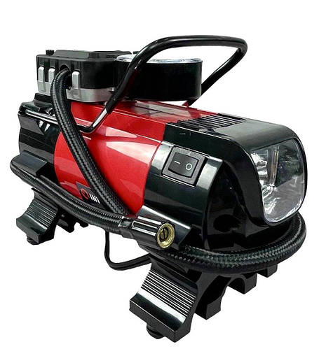 Компрессор для автомобильных шин, Портативный воздушный насос (20л/мин) INTERTOOL, VLT, цена ...