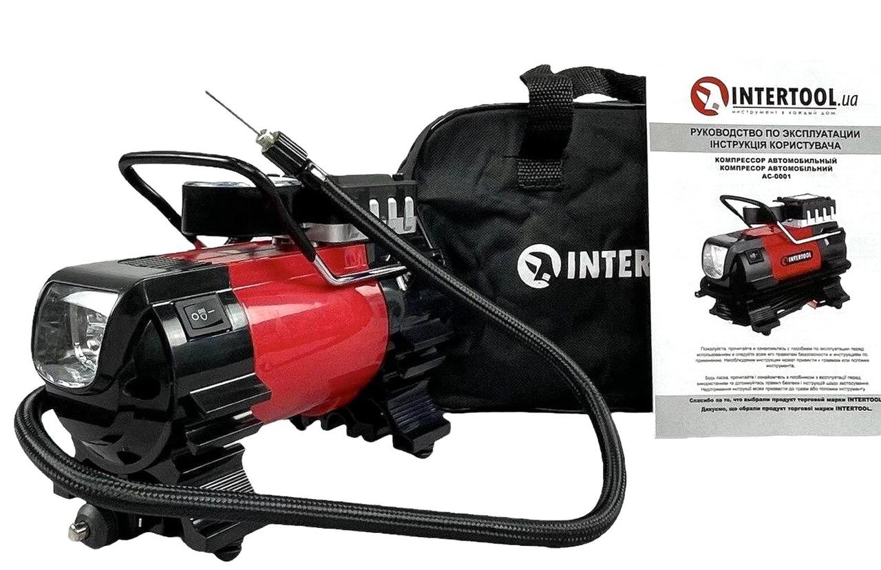 Автокомпресор з автовимкненням, Автокомпресор з автоматичним вимкненням (20 л/хв) INTERTOOL, VLT ...