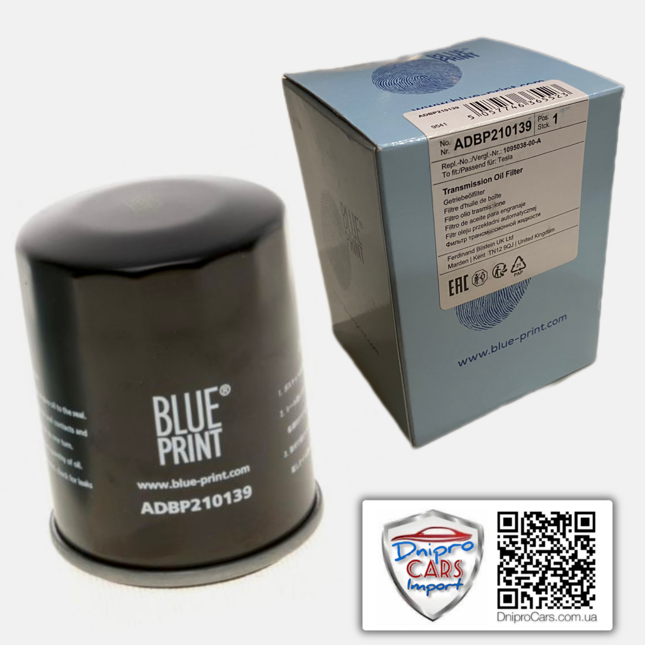 Фільтр масляний АКПП для Tesla Model S, X, 3, Y (BLUE PRINT ...