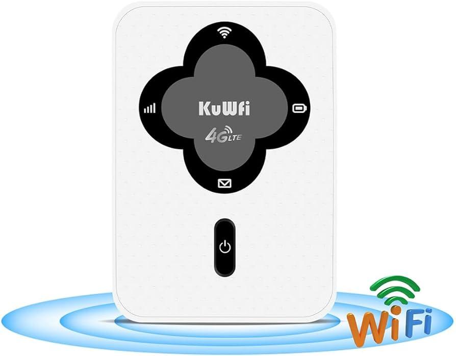 Мобільний маршрутизатор KuWFi 4G LTE 150 Мбіт/с переносний із ...