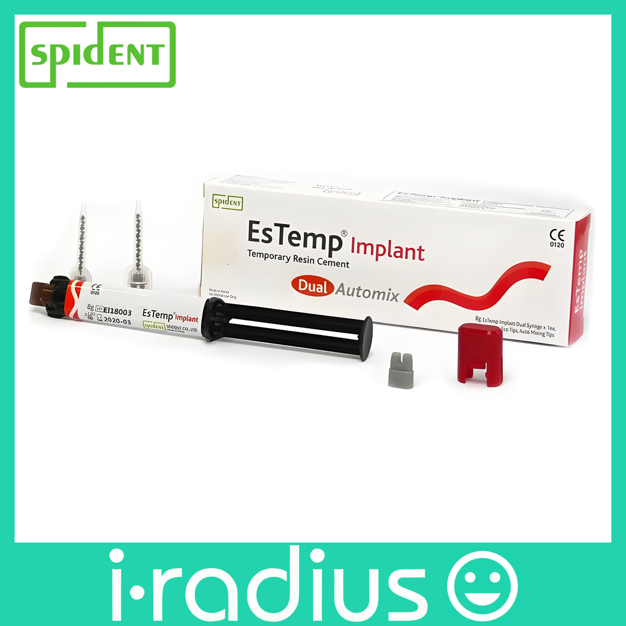 Естемп Імплант Цемент, тимчасовий цемент для фіксації коронок на ...