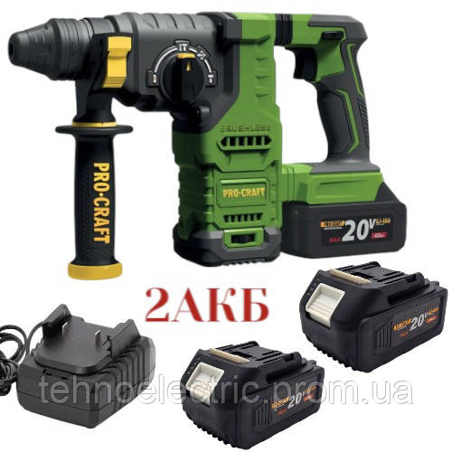 Перфоратор акумуляторний Німеччина Procraft PHA-30+2АКБ (ID#2438016705), ціна: 4799 ₴, купити на ...