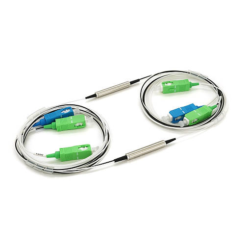 Фільтр оптичний MERLION FWDM 1310/1490/(1515-1620) SC/UPC/(SC/APC), 2 ...