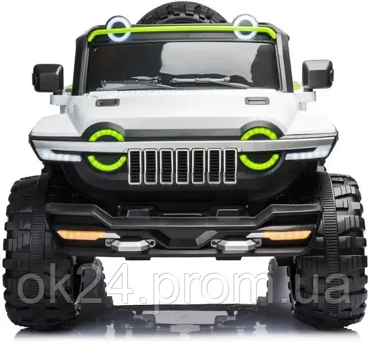 AUTO NA AKUMULATOR 100KG Пульт SKÓRA 4x4 ŚWIATŁA 2 OSOBOWE 4 SILNIKI ...