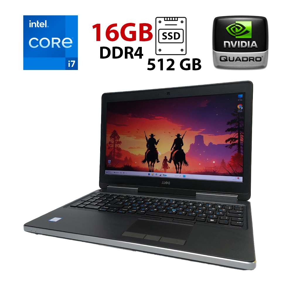 Ноутбук Dell Precision 7520/ 15.6" (1920x1080)/ Core i7-6820HQ/ 16 GB ...