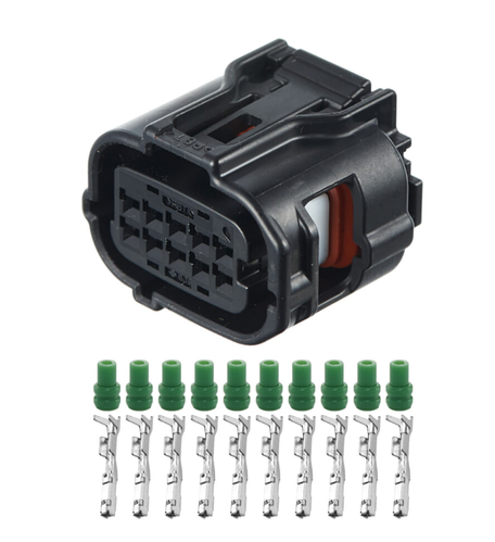 Автомобільний роз'єм 10-ти контактний герметичний гніздовий 90980-12380 ...