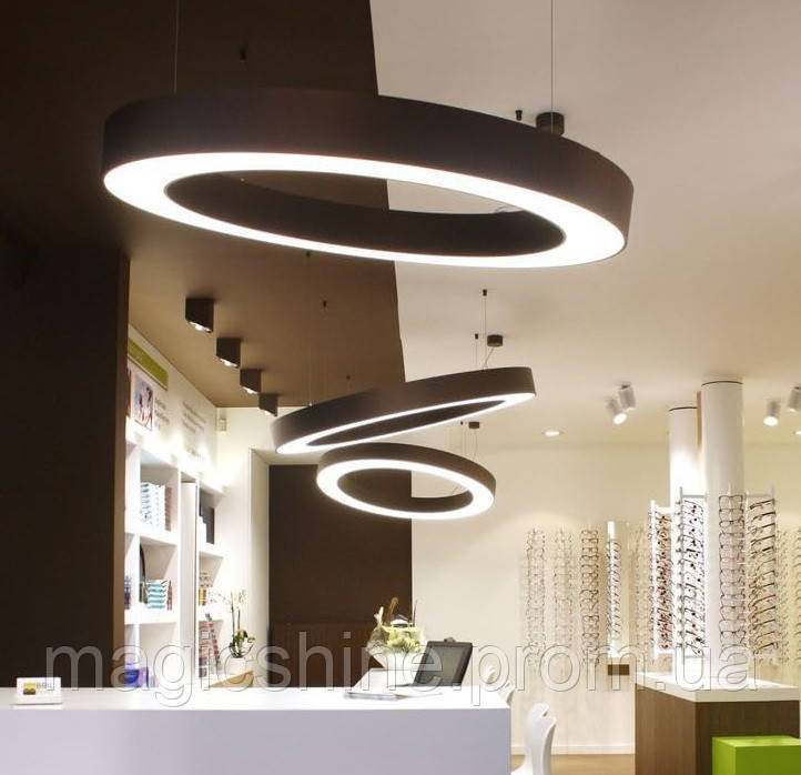Люстри підвісні лед Hollow Round 0.6м 48W 5000К 4320Лм Led-Story ...