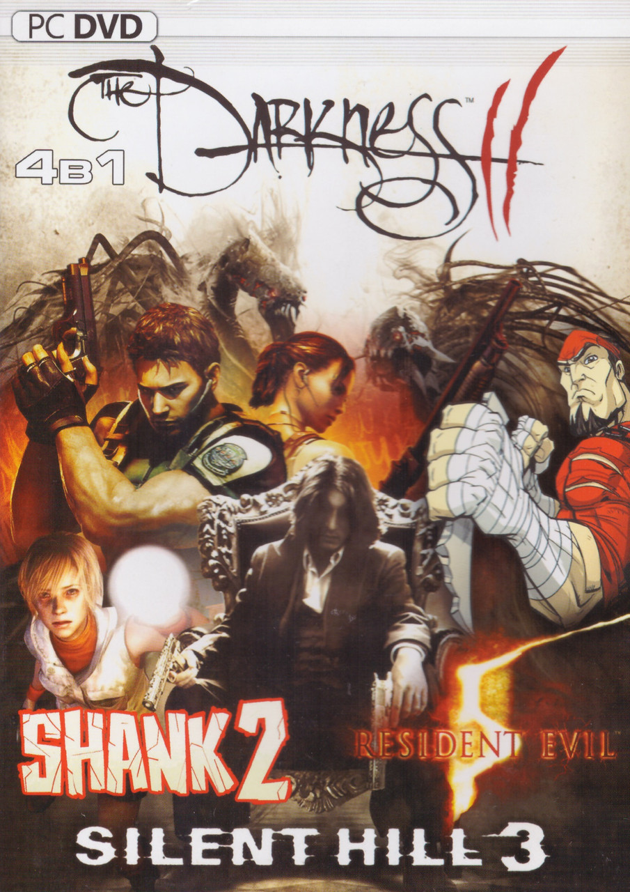 Комп'ютерна гра 4в1 The Darkness II. Shank 2. Resident Evil. Silent Hill 3 (PC DVD): продаж ...