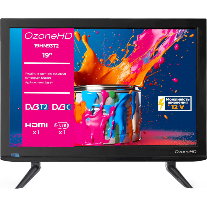 Телевізор OzoneHD 19HN93T2 (ID#2441322845), ціна: 4069 ₴, купити на Prom.ua
