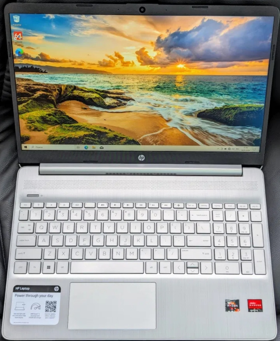 Ноутбук тонкий HP Pavilion 15 AMD Ryzen R3 3250U 16Gb. DDR4 128-1TB SSD ...