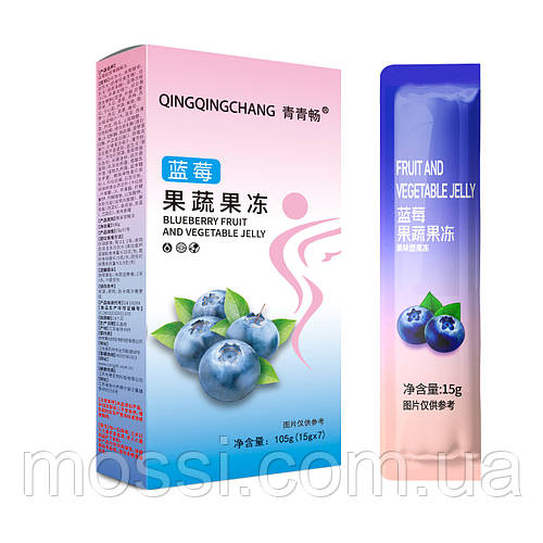 Коллагеновое желе с пробиотиками и фруктами в стиках с ароматом ...