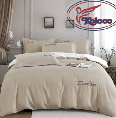 Постельное белье Koloco Satin Dream House двухцветное - полуторный ...