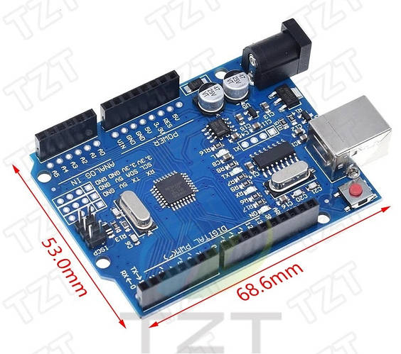 Плата Arduino Uno R3 ATmega328, CH340G (ID#2443150751), ціна: 177 ...