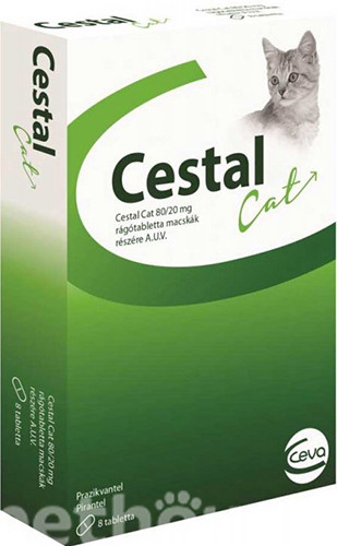 Cestal Cat (Цестал Кет) антигельмінтний препарат для котів широкого зі ...