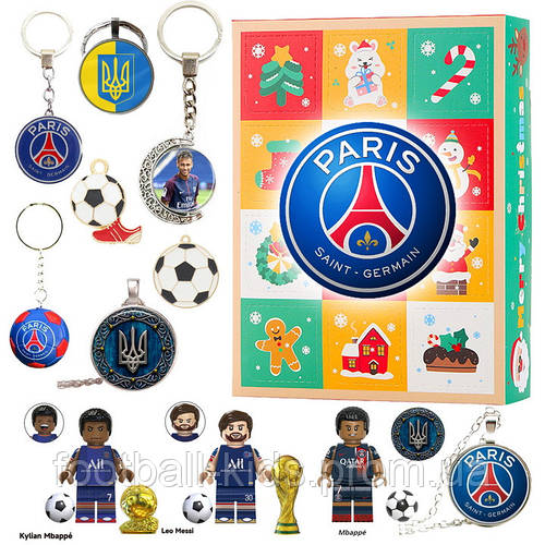 Адвент календар футбольний ПСЖ Advent Calendar Soccer Kit 12 PSG (4210 ...