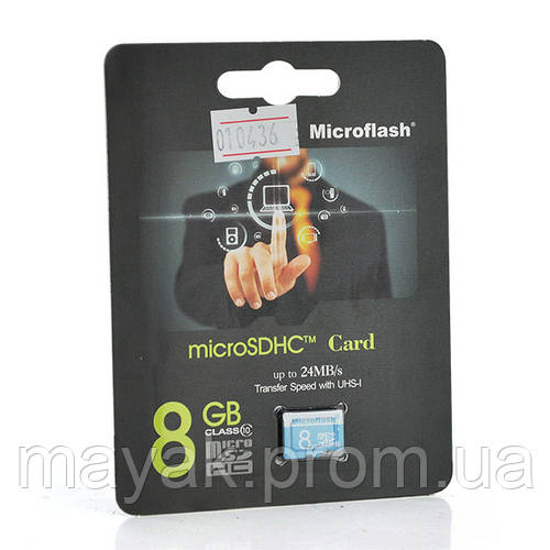 Карта пам'яті microflash micro sd швидкість передачі даних 28mb/s ...