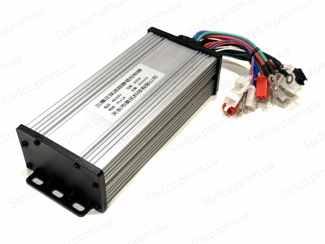 Синусный контроллер для электровелосипеда 48V-60V 800W 35A (ID ...