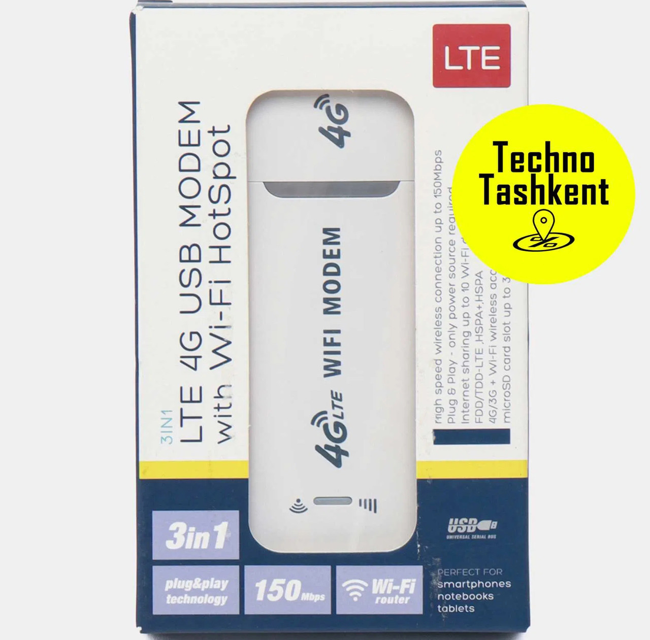 USB Модем 4G LTE (WI-FI Роутер) для роздачі інтернету по Wi-Fi (ID#2445224141), ціна: 550 ...