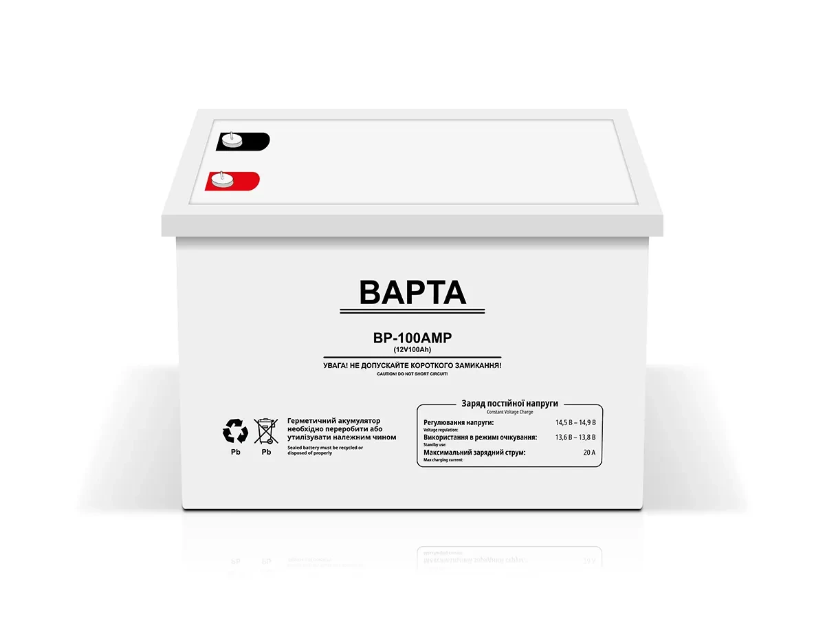 Акумуляторна батарея 12В 100Аг 22,5кг Gel BAPTA BP-100AMP 1шт 6556 ...