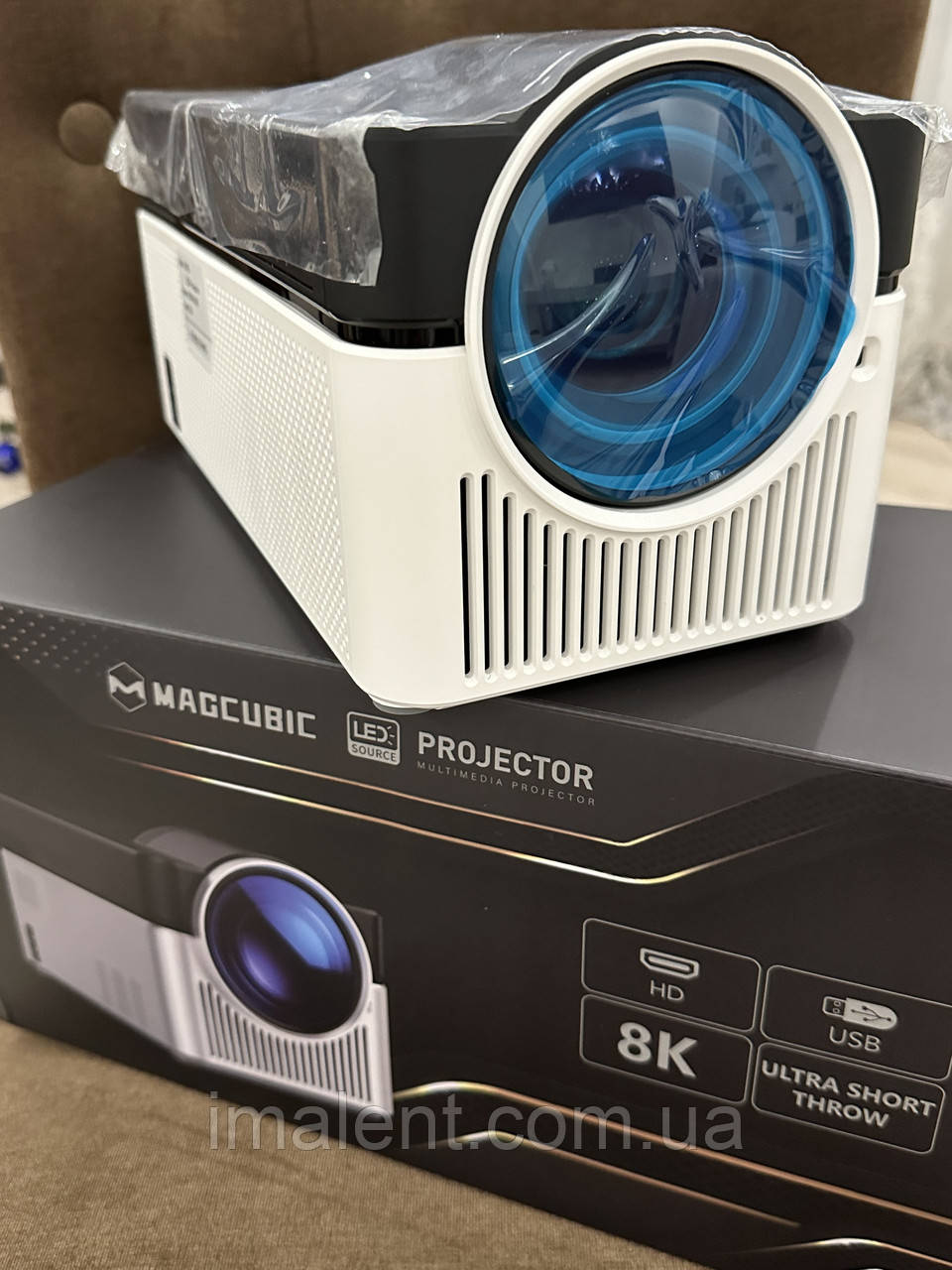 Проектор Magcubic HY450 4K 900 ANSI 8К 4K Wifi 6 BT5.4 проектор для ...