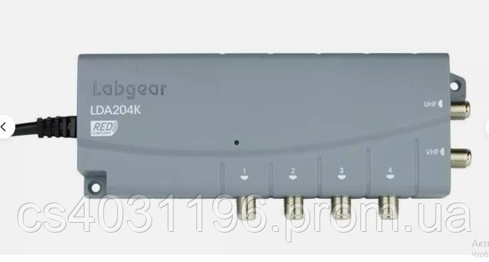 Усилитель телевизионного сигнала Labgear LDA204K, 4-полосный, усилитель ...