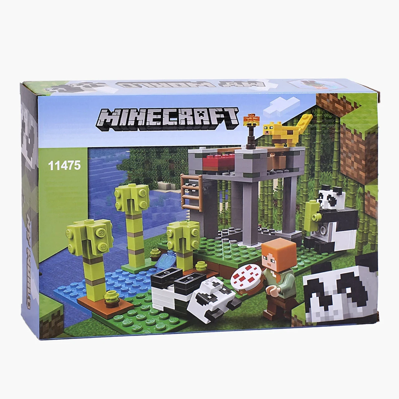 Конструктор майнкрафт "Приручение панды" minecraft для мальчика 11475 ...