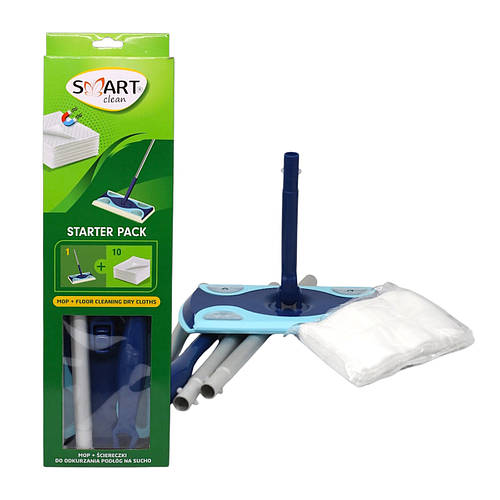 Smart Clean Набір швабра + серветки для підлоги 10 шт (ID#2446773934 ...