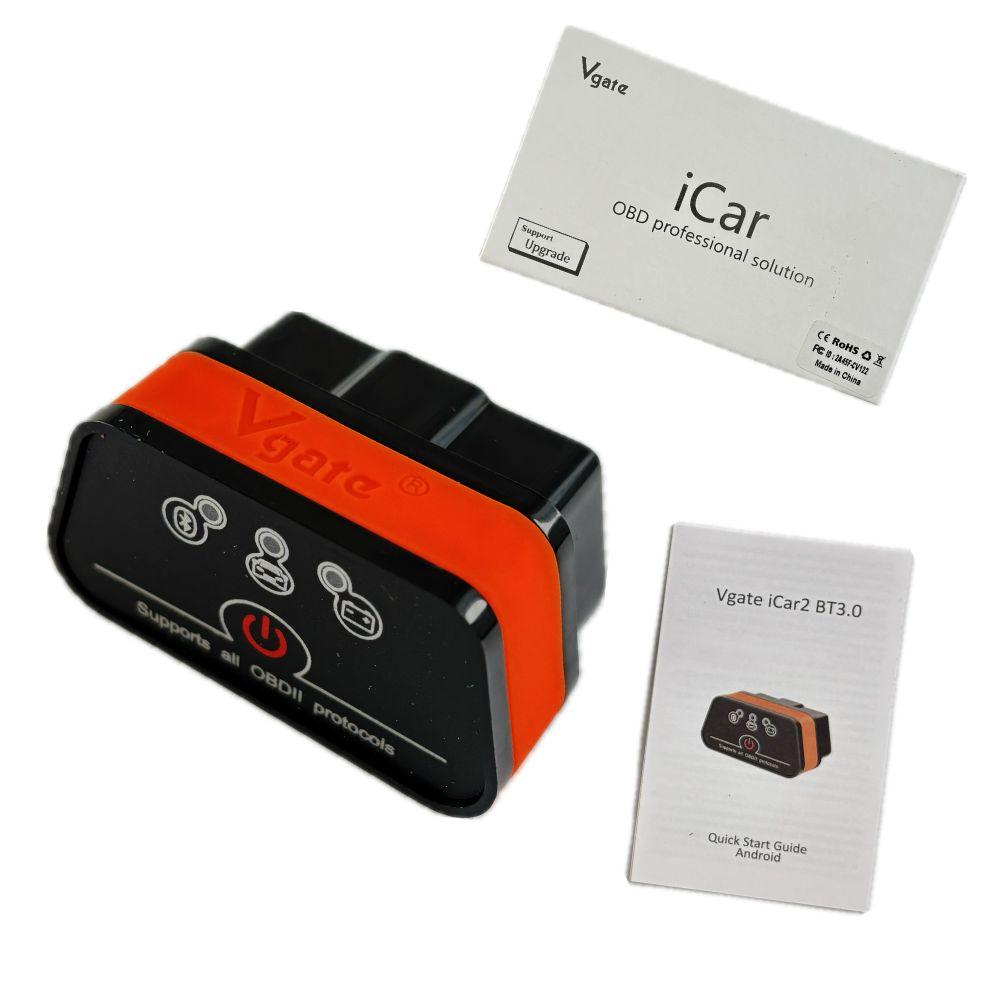 Автосканер Vgate iCar 2 BT 3.0 ver 2.1 OBDII двоплатний чіп ARM Android ...