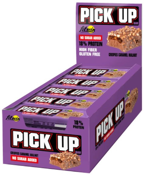 Протеиновые батончики Fitwin PickUp Crispies 20x45g Caramel Walnut (ID#2328743772), цена: 851 ...