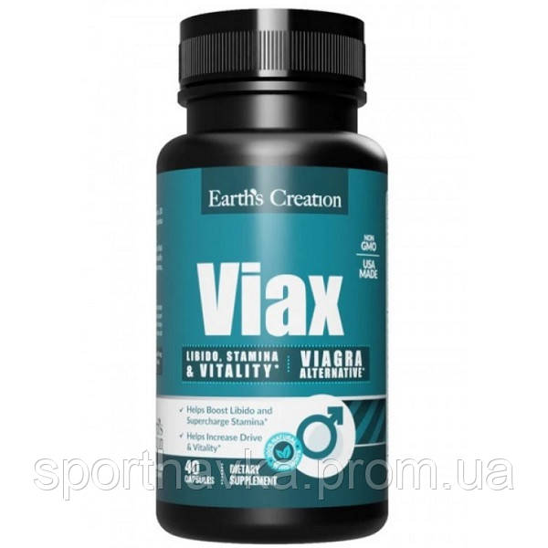 VIAX male supplement Earth s Creation (40 капсул), цена: 631 ₴, купить на Prom.ua