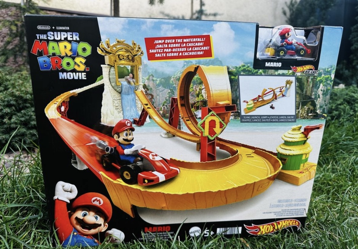 Трек Супер Маріо Трасса для перегони Hot Wheels Super Mario Bros Movie ...