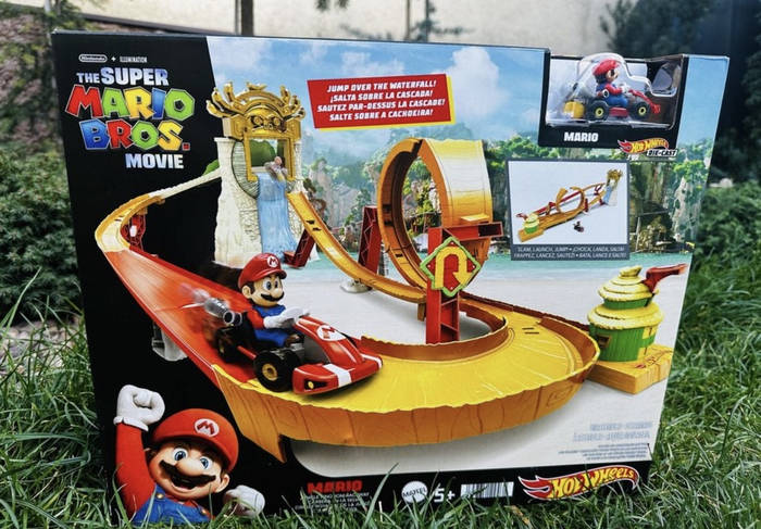 Трек Супер Маріо Трасса для перегони Hot Wheels Super Mario Bros Movie ...