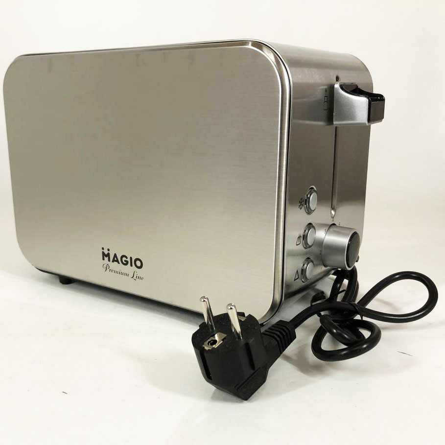 Елегантний тостер Magio MG-284, 800 Вт, 7 режимів піджарювання, функція розморожування, стильний ...
