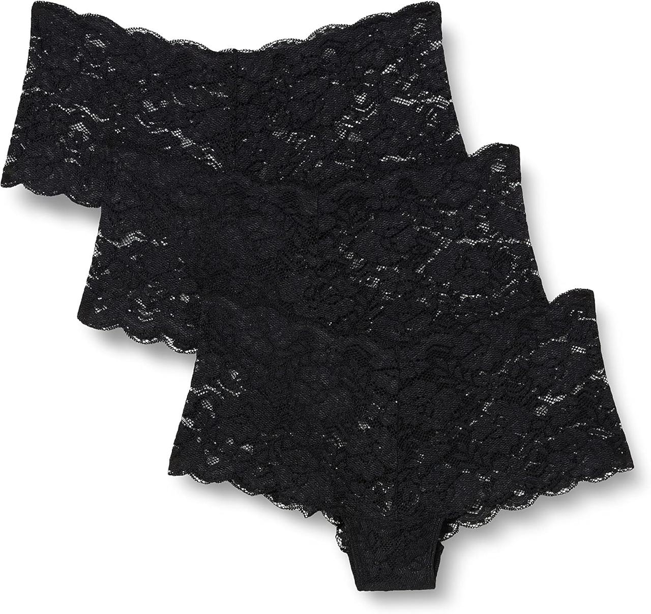 Iris & Lilly жіночі мереживні трусики хіпстери, набір із 3 штук, США ...