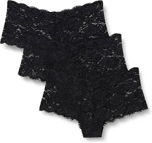 Iris & Lilly жіночі мереживні трусики хіпстери, набір із 3 штук, США ...