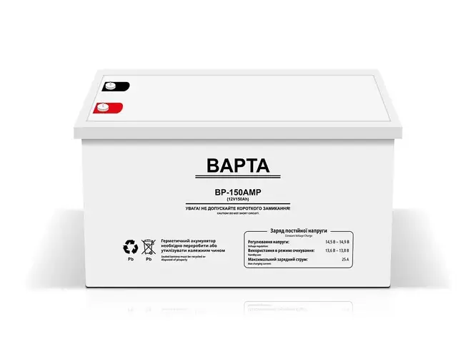 Аккумуляторная батарея 12В 150Аг 32.5кг Gel BAPTA BP-150AMP| Источник ...