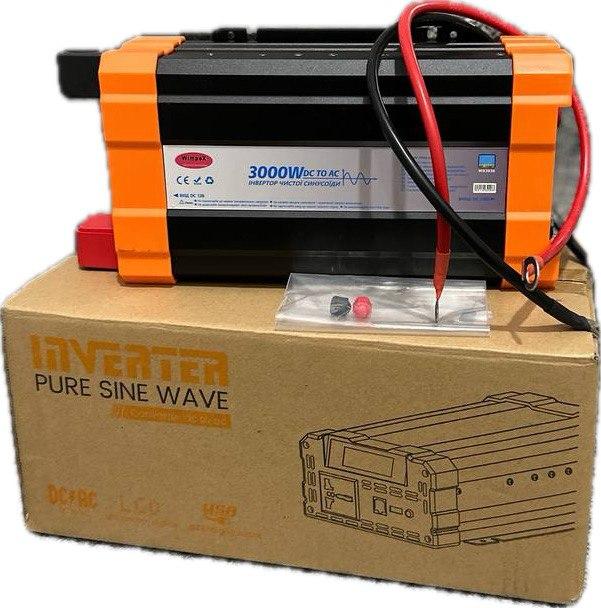 Інвертор Wimpex WX-3000 3000W чистий синусоїда, greутворювач напруги ...