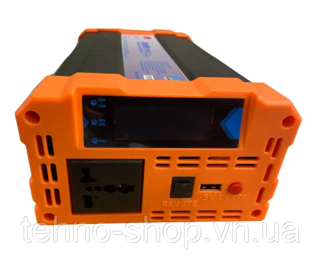 Інвертор чистий синус 6000W 12V-220V Перетворювач напруги з 12 В на 220 інвертор 12-220 (ID ...