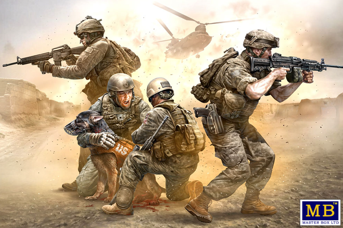 Колекційні фігурки No Soldier left behind - MWD Down. Modern Wars era ...