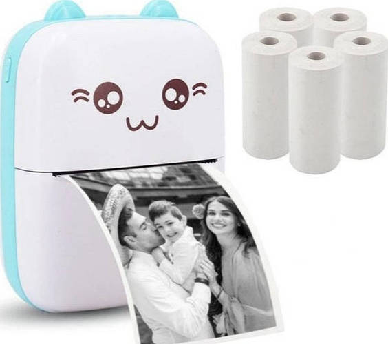 Міні принтер Cat Mini printer 5 pc paper (ID#2450520434), ціна: 726 ...