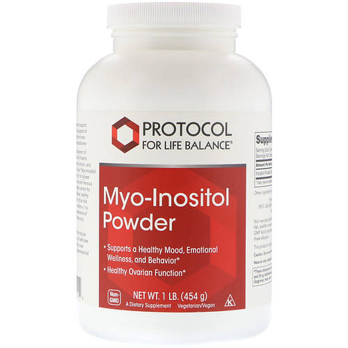 Міо-інозитол, Myo-Inositol Powder, Protocol for Life Balance, 454 г (ID ...